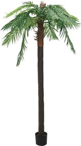 Umělý datlovník kanárský s květináčem 305 cm zelený 336311
