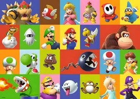RAVENSBURGER Obrovské podlahové puzzle Super Mario / 125 dílků / 70 x