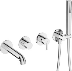 Deante Bath mixer, with shower set, concealed