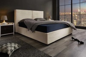 Designová postel Cocoon 180 x 200 cm krémová