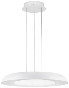 LED stmívatelný bílý designový lustr Epos