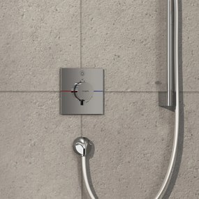 Hansgrohe ShowerSelect Comfort E, termostat pod omítku pro 1 spotřebič, chrom, HAN-15571000