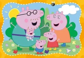 RAVENSBURGER Puzzle Prasátko Peppa / 2x12 dílků / od 3 let