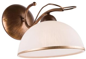 Nástěnná lampa COBRA 1xE27/60W/230V bronz/patina