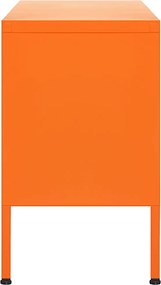 TV skříňka oranžová 105 x 35 x 50 cm ocel 336228
