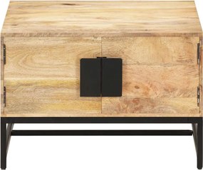Konferenční stolek 67 x 67 x 45 cm masivní mangovníkové dřevo 320375