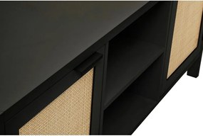 Černý TV stolek 120x52x38 cm Sherman – Premier Housewares