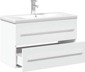 Koupelnová skříňka se zápustným umyvadlem bílá 3278776