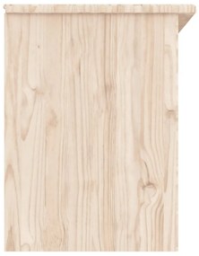 Lavice s botníkem ALTA 100 x 35 x 45 cm masivní borové dřevo - Default Title