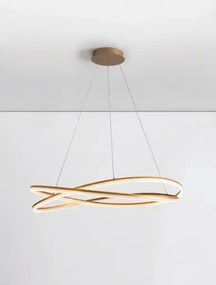 Designový lustr Ophelia zlatá