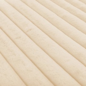 Plyš/umělá kožešina PL-009 Světle béžová - šířka 150 cm