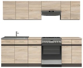 Kuchyň Junona Modul VERZE2 BBL 240, wenge/dub sonoma