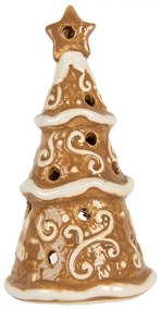 Perníkový stromek na čajovou svíčku Gingerbread Cott - Ø 8*15 cm