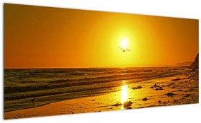 Západ slunce - obraz do bytu (100x40cm)