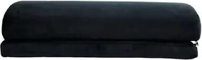 AROZZI Foot Rest Soft Fabric Velvet Black/ ergonomický polštář pod noh