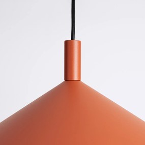 Sollux Lighting Závěsné svítidlo NOX 40 okrově červené