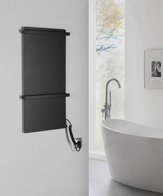 Sapho Sapho, ELMIS Elektrický sušák ručníků 400x800mm, 120W, hliník, antracit, EB430