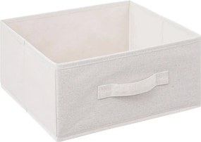 Bambusový regál TIDY s textilními košíky, výš, 78,5 cm