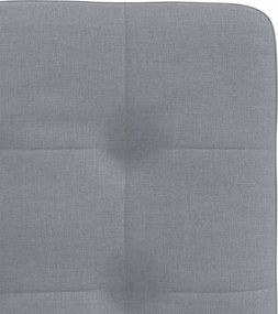 Jídelní židle 6 ks světle šedé textil 3315438