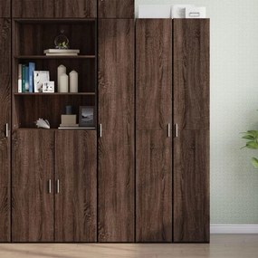 Skříň highboard hnědý dub 30 x 42,5 x 185 cm kompozitní dřevo