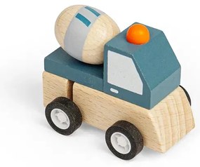 Bigjigs Toys Natahovací stavební autíčko Míchačka