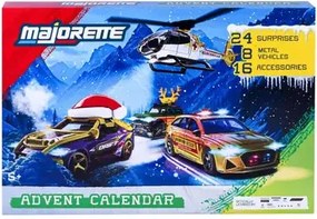 MAJORETTE Adventní kalendář Mountain Rescue / 24 dílků / 8 kovových au