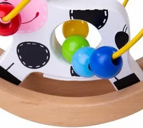 Bigjigs Baby Motorický labyrint houpačka kravička / od 1 roku