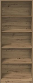 Šatní skříň dub artisan 80 x 50 x 200 cm kompozitní dřevo 3307728