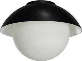 OS LUK60002 LUKIDA 2 stropní/nástěnné skleněné svítidlo černá / bílá IP65 3000 K 20W LED - OSMONT