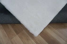 BE Koberec Cozy 1453 WHITE - bílý obdélníkový Rozměr: 40x60 cm