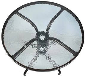 Malatec Balkónový stolek 60 cm, hnědý, 5091