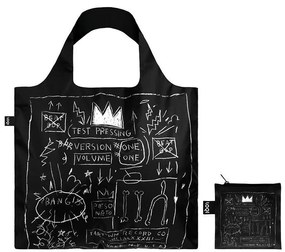 Loqi Skládací nákupní taška JEAN MICHEL BASQUIAT Crown