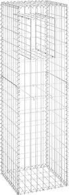 Gabionové sloupky 2 ks 40 x 40 x 140 cm železo 151263