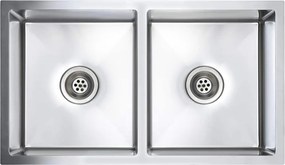 Ručně vyrobený kuchyňský dřez nerezová ocel 145079