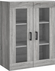 Skříň highboard šedá sonoma 69,5 x 34 x 180 cm kompozitní dřevo 3198407
