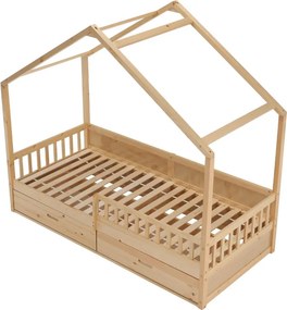 Postel Montessori BIANKA, 90x200, masiv přírodní Kondela 0000396818