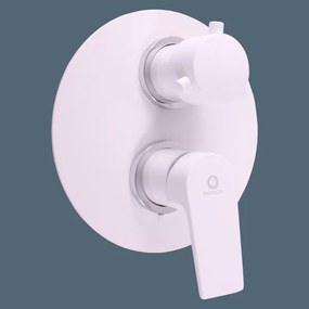 Slezák - RAV Vodovodní baterie sprchová vestavěná COLORADO bílá/chrom  Barva: Bílá/chrom