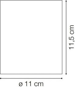 ILUX 163666 Venkovní stropní svítidlo Ideal Lux Gun PL1 coffee 163666 hnědé IP44 - IDEALLUX