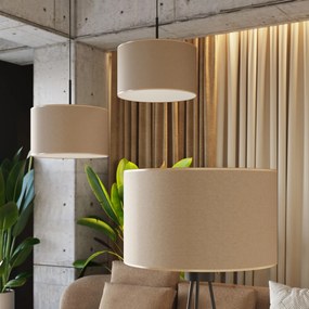 Sollux Lighting Závěsná lampa NEVIA béžová