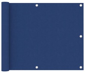 vidaXL Balkónová zástěna modrá 75 x 600 cm oxfordská látka
