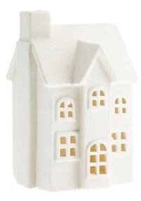 Keramický svícen domeček Byn nr 2 White Storefactory Scandinavia
