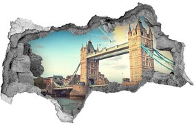 Wallmuralia Fototapeta díra na zeď Tower bridge Londýn 95x73 cm