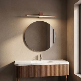 Toolight Rea, Koupelnové nástěnné LED svítidlo SWE053-1W 60 cm COPPER BRUSH, OSW-20153