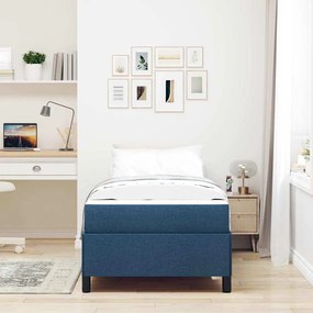 Postel s boxspringem Modrá 80 x 200 cm textil 3398821
