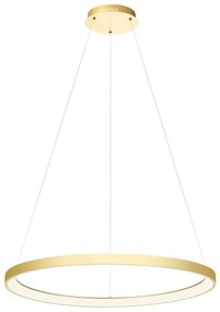 Redo 01-2676 závěsné LED svítidlo Iconic pískově zlatá, 60W, 3000K, ø78cm