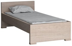 Jednolůžková postel 90 cm Vega 20 (s roštem) (dub santana světlý). 1055468