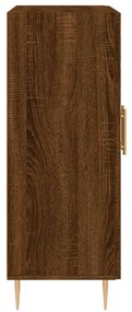 Příborník hnědý dub 69,5 x 34 x 90 cm kompozitní dřevo - Default Title