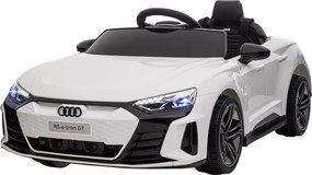 HOMCOM Dětské elektrické auto 12V s dálkovým ovládáním 2,4 GHz, 2 motory, vůz pro děti s 4 odpruženými koly, klaksonem, světlomety, hudbou, měkkým zač