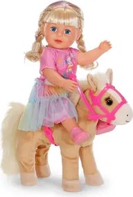ZAPF CREATION BABY born Kůň Cutie s přepravní stájí / od 3 let