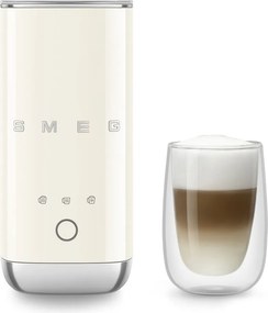 Krémový plastový elektrický šlehač mléka 120 ml – SMEG